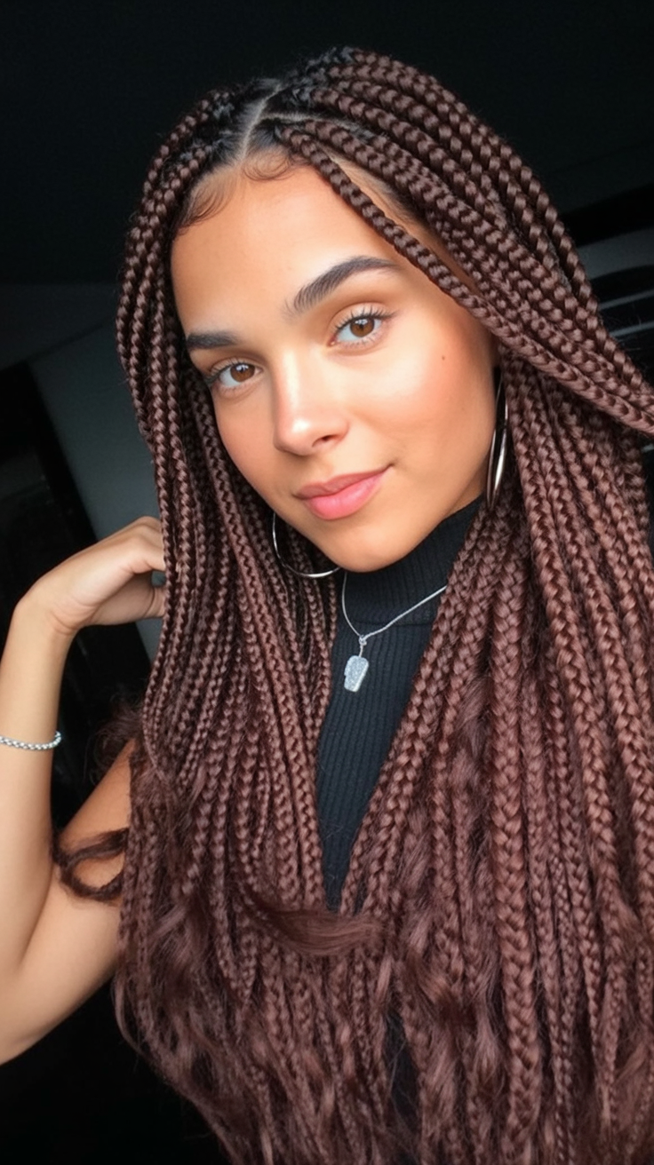 21 Fall Braids 2025 Ideas for Black Women – Cute Knotless Styles ...